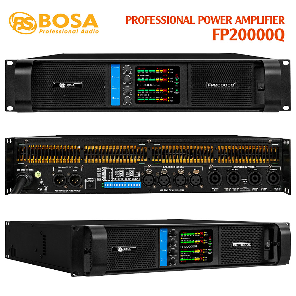 Cục đẩy công suất 4 kênh bosa FP20000Q