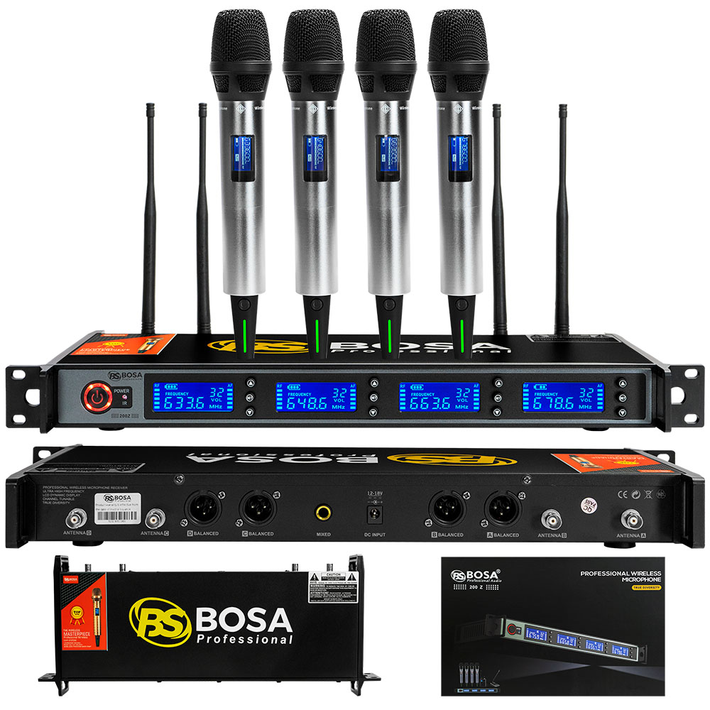 Micro không dây bosa 200Z micro bosa micro không dây